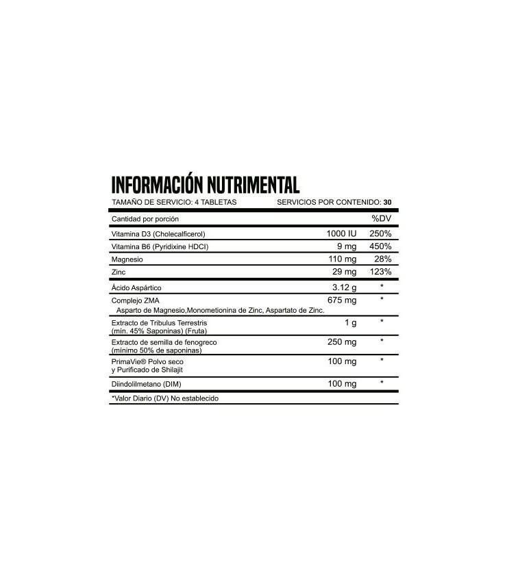 Diablo Testo 120 Caps de Diablo Power