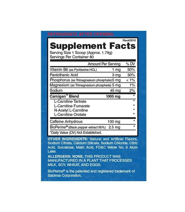 Carnigen Plus Cafeina 50 servicios de Evogen